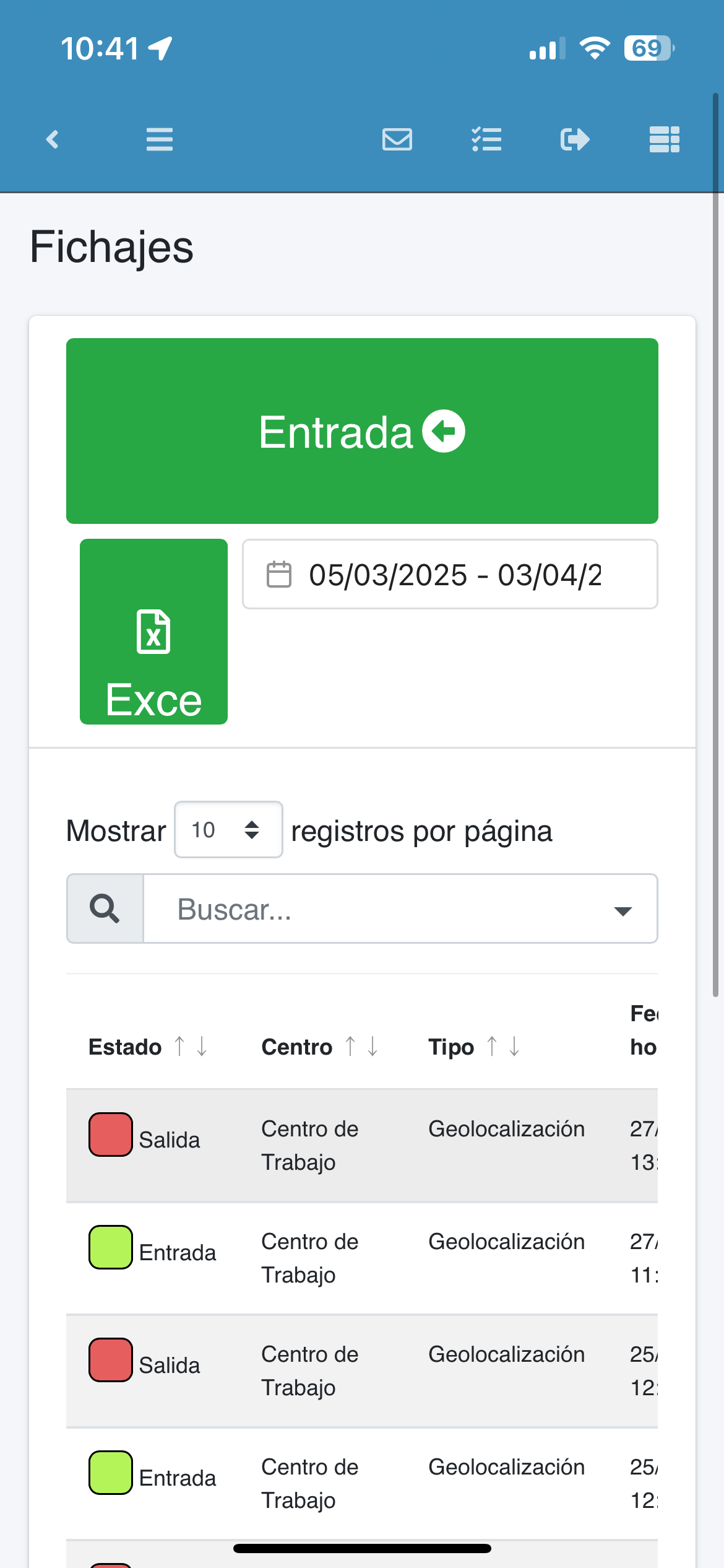 Control Asistencia | Geolocalización - Workplanner