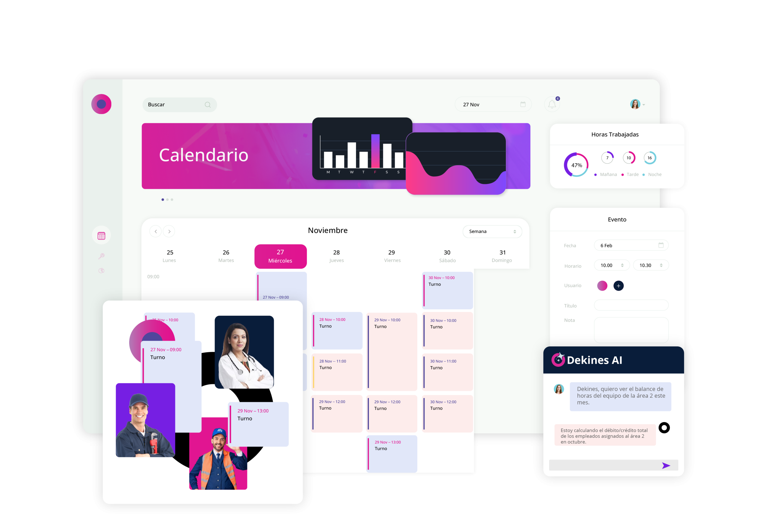 DEKINES - Workplanner